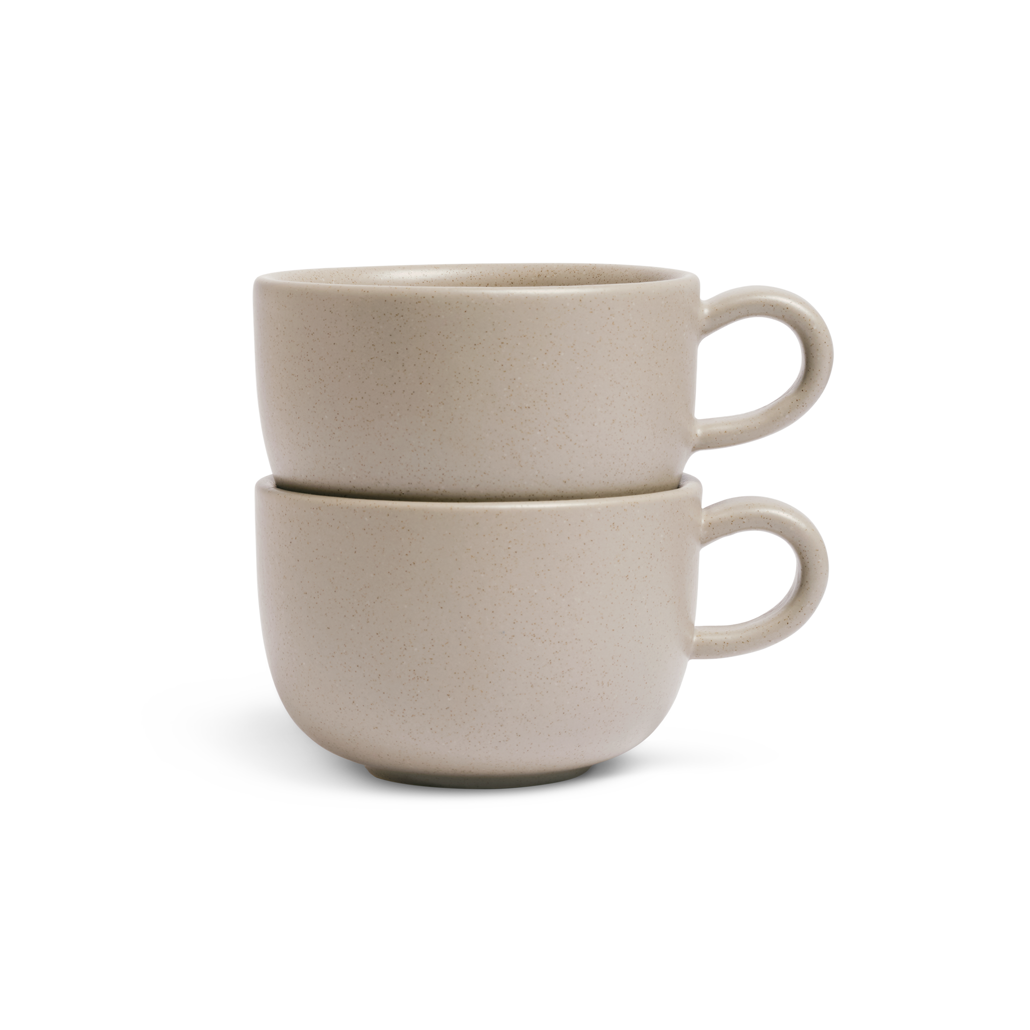 Beige Cappuccino Coffee Cup | Matt-Glazed Stoneware | Monoware