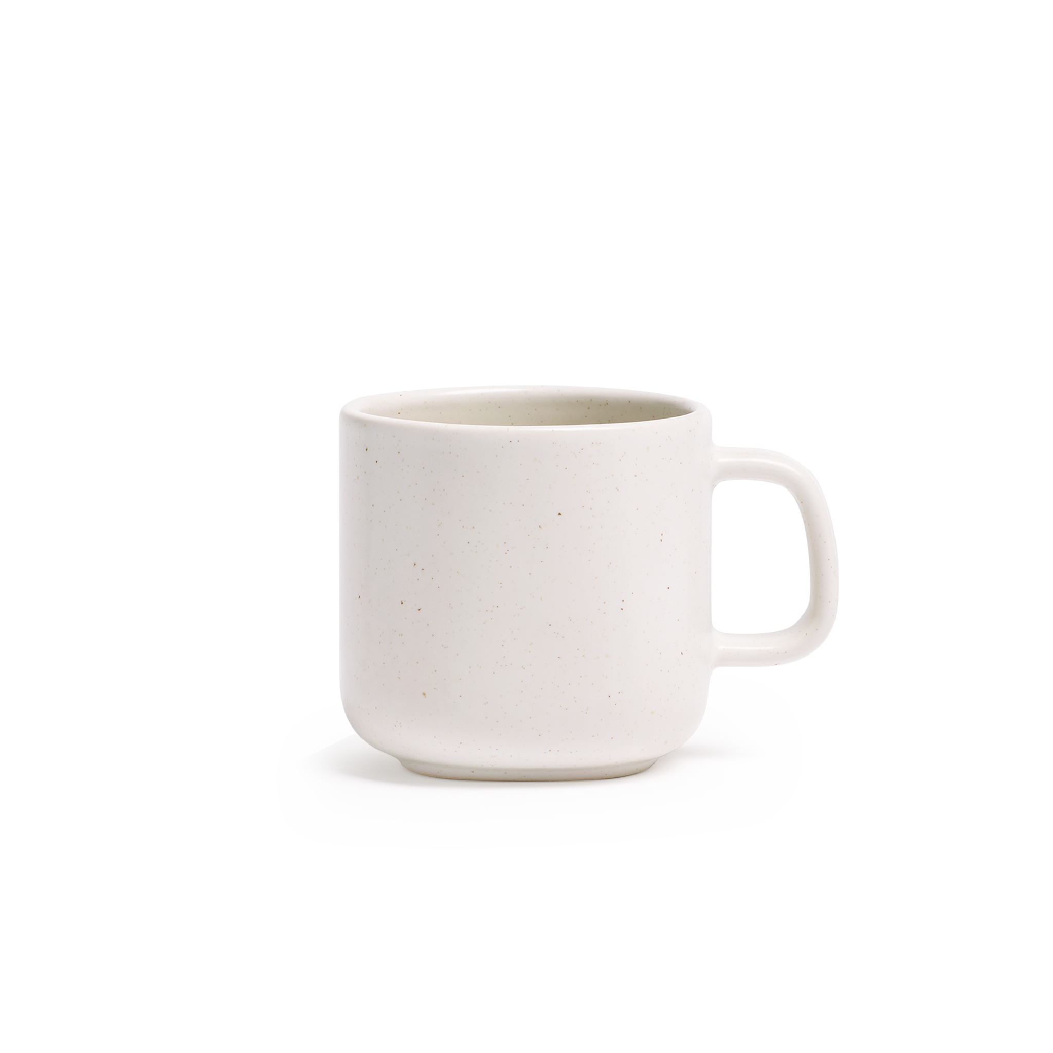 Ceramic Coffee Mug | Small 8oz Stoneware Rustic Glazed Tea Cup | Monoware