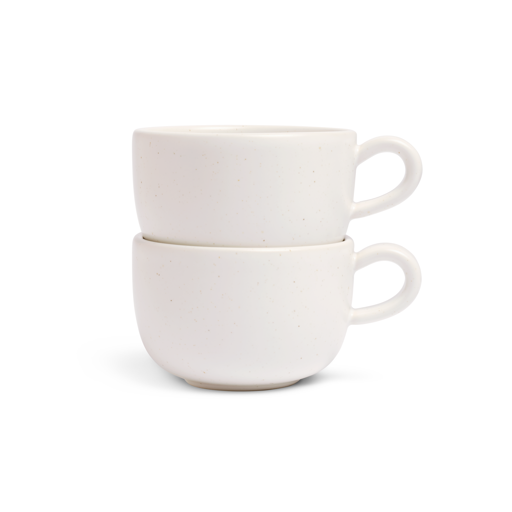 White Cappuccino Coffee Cup | Matt-Glazed Stoneware | Monoware