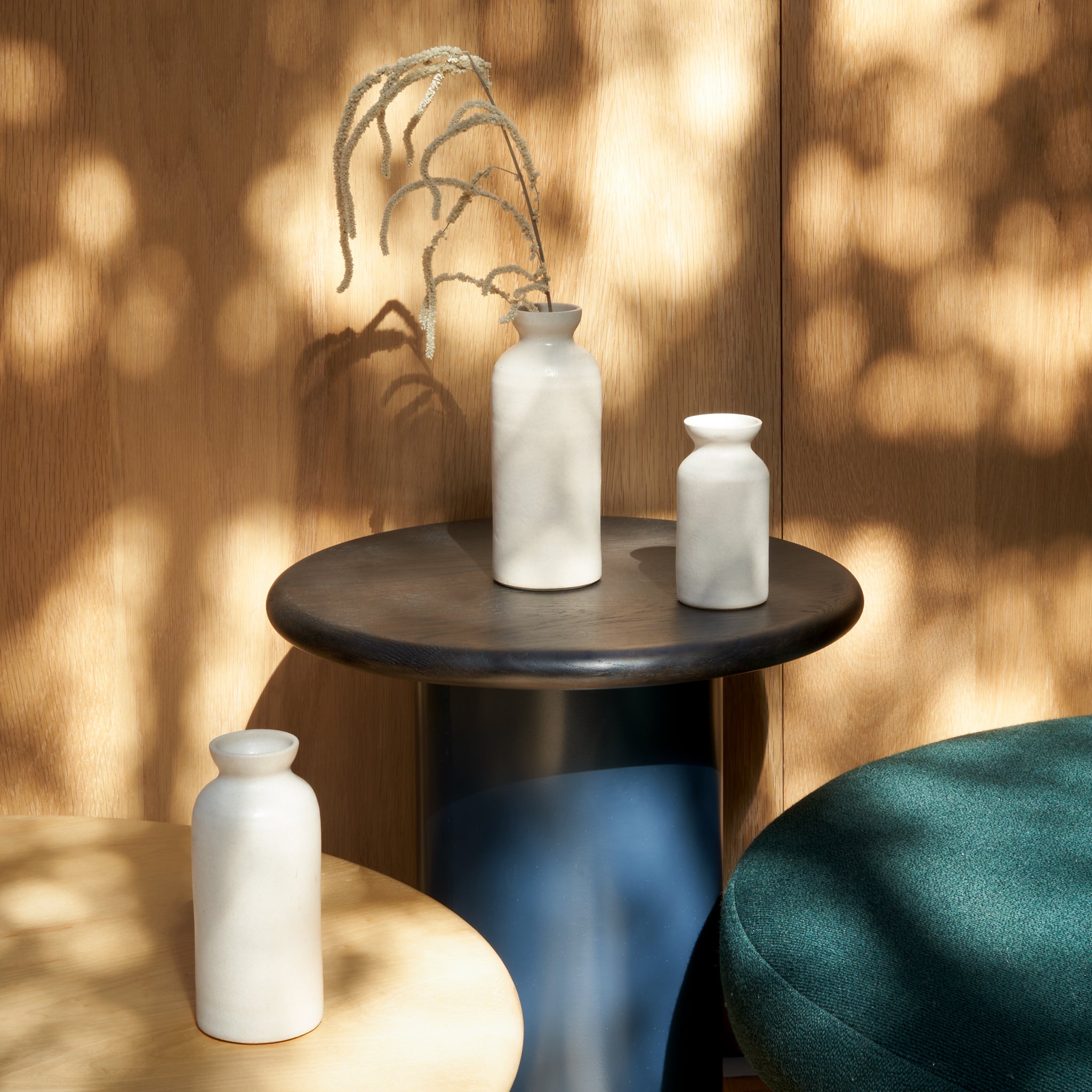 Three Bottle Vases | Stoneware Bottle Vases | Monoware