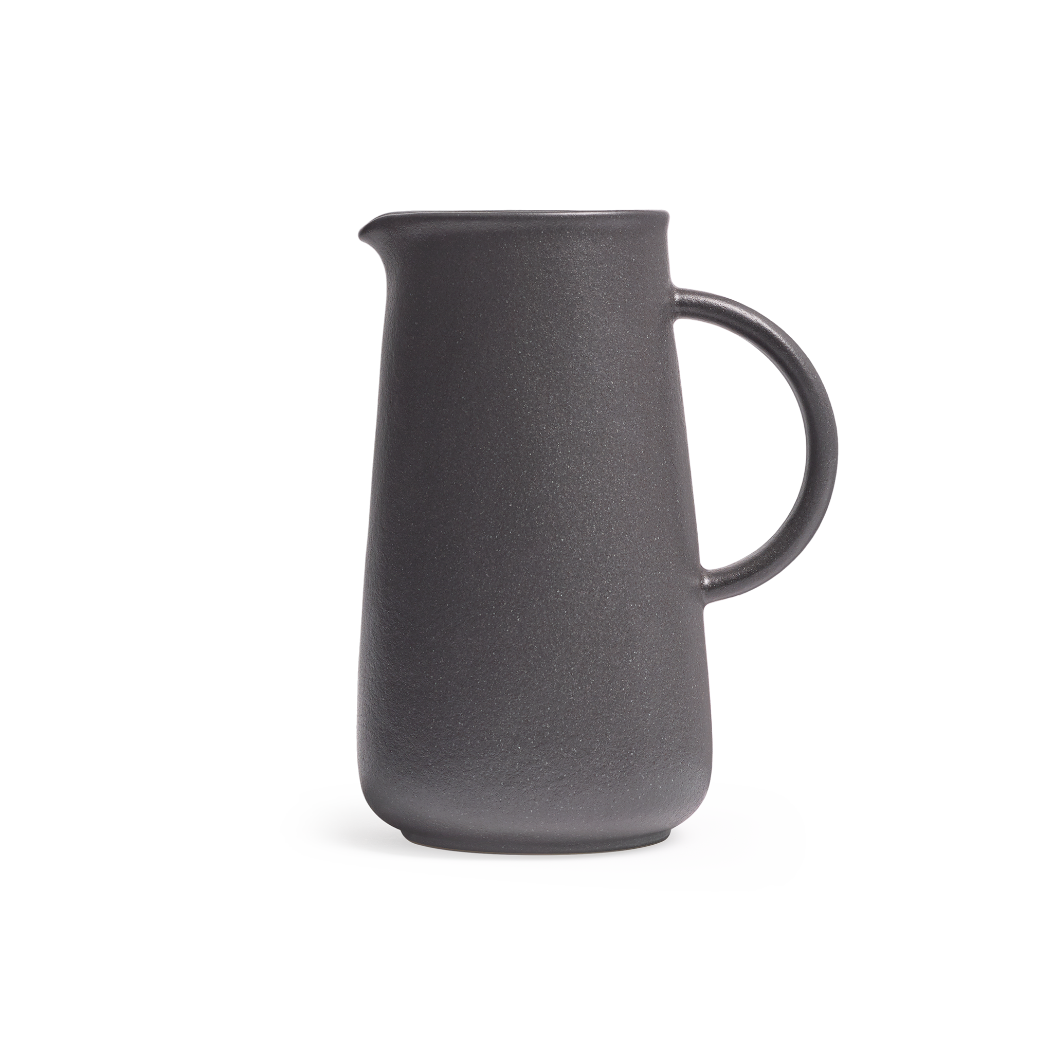 Grey Ceramic Pitcher & Vase | Slate Stone Jug for Flowers & Drinks ...